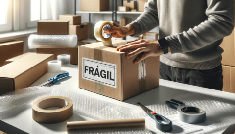 Embalar objetos frágiles para las mudanzas